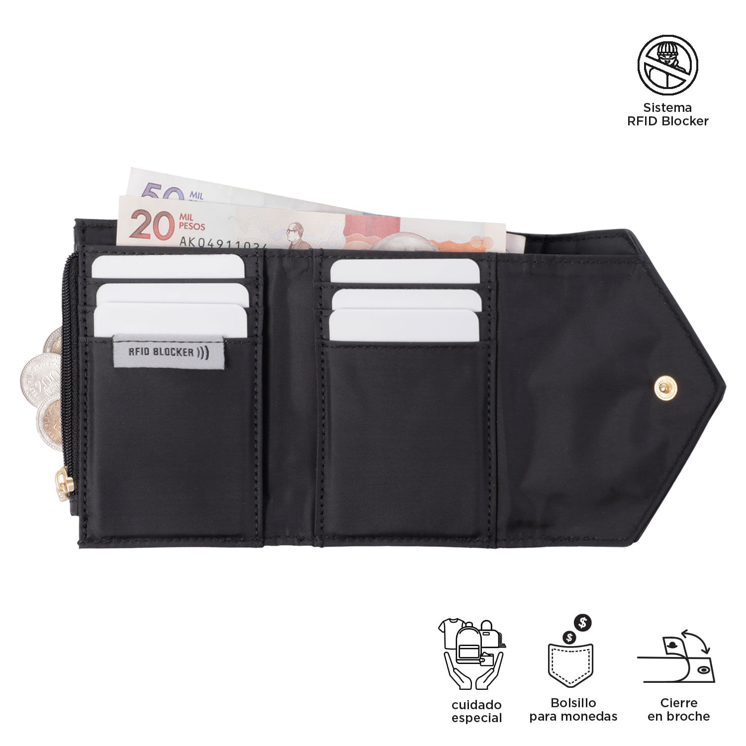 billetera para mujer neysa. compra en ec.totto.com - totto ecuador