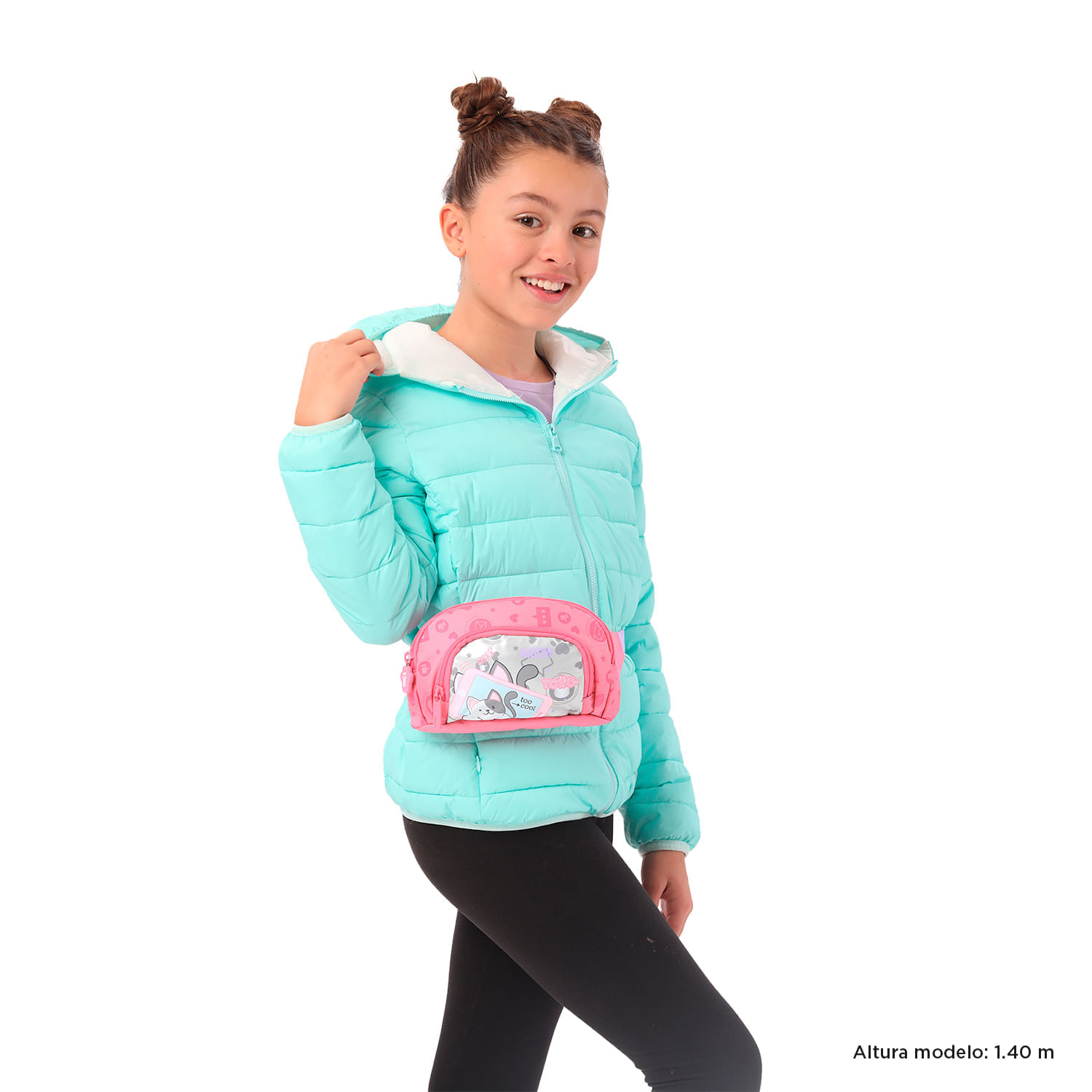 canguro para niña selfie cat. compra en ec.totto.com - totto ecuador