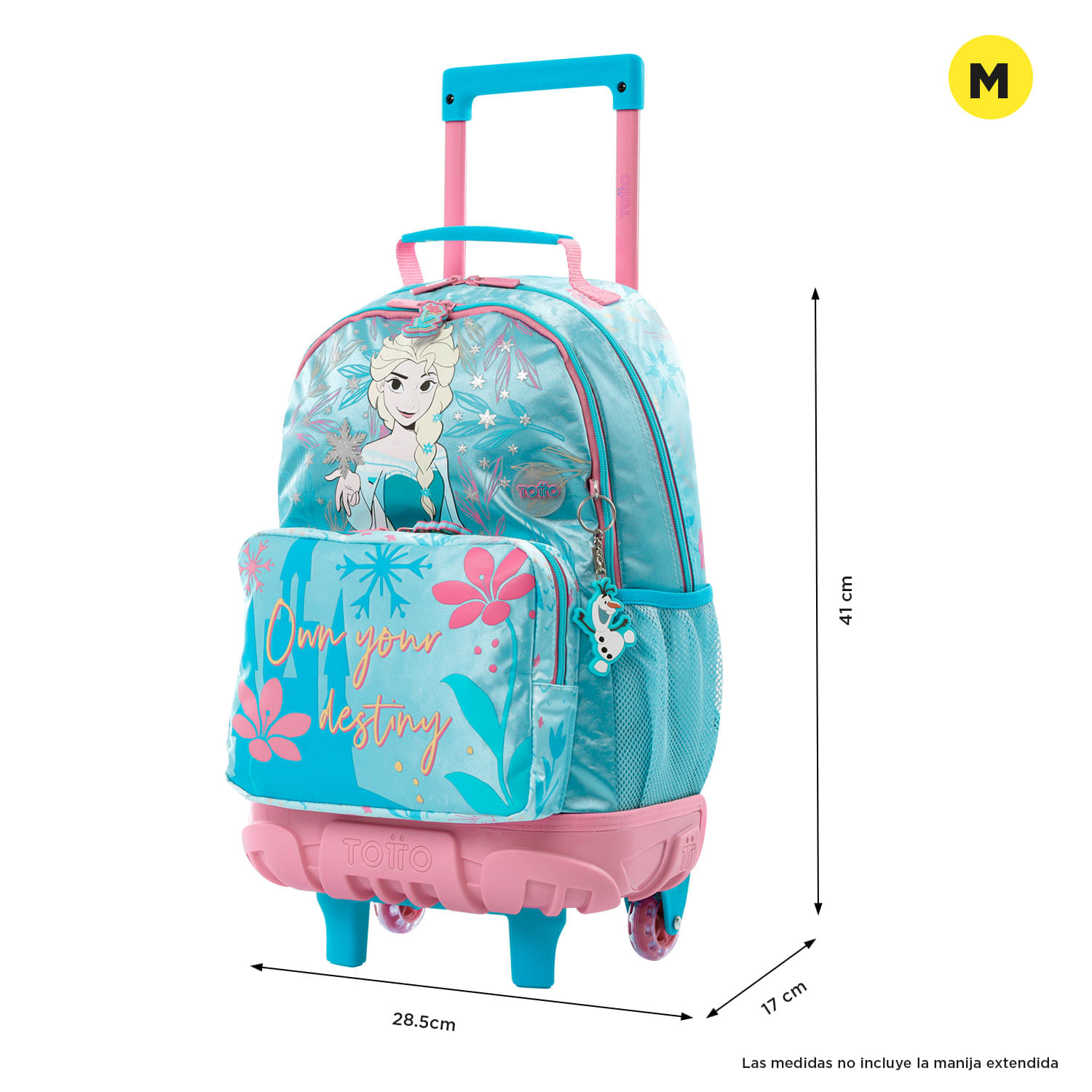 mochila para niña mochila ruedas infantil frozen destiny m. compra en ...